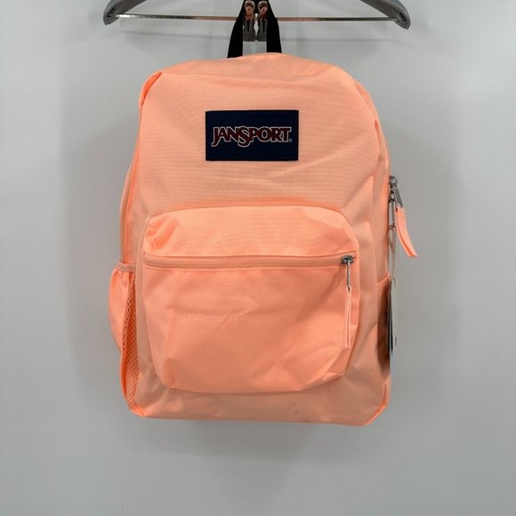 Jansport | Bags | Jansport Cross Town Backpack In Peach Orange Girls ...